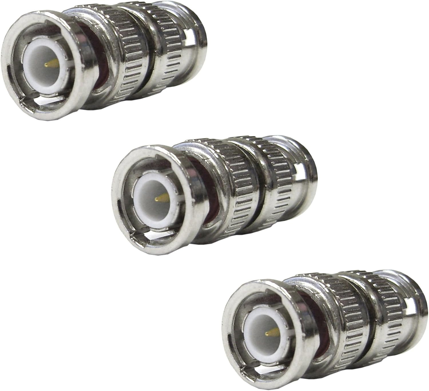 Amazon.com: BNC Barrel Connector (Coupler), BNC Male to BNC Male, 50 ...