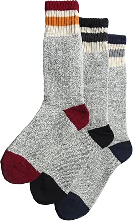 Amazon.co.jp: Healthknit 191-3-15 Men's 3P Socks, Regular Type, Sinker ...