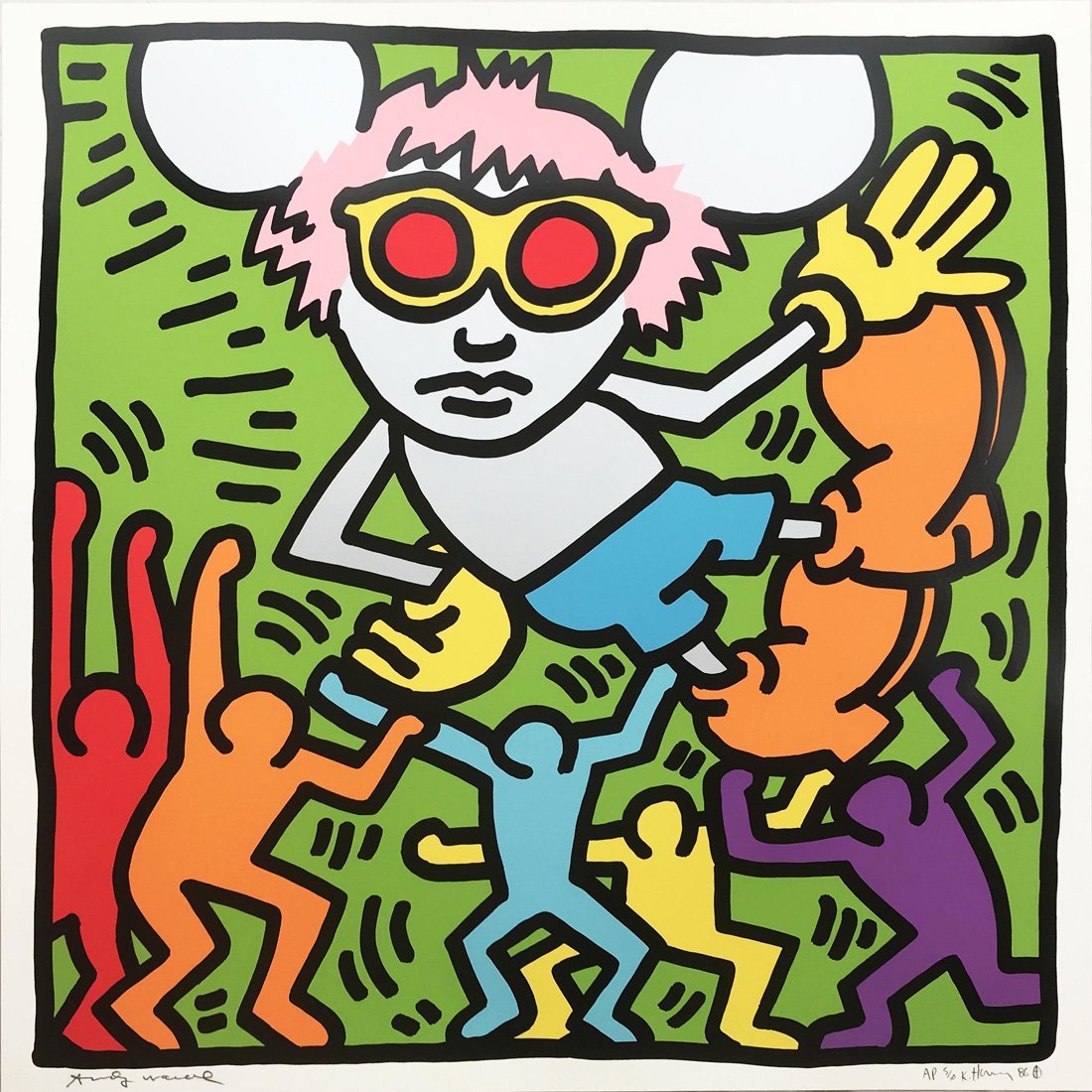 Buy Tallenge - Andy Mouse by Keith Haring - Pop Art Collection - Large ...