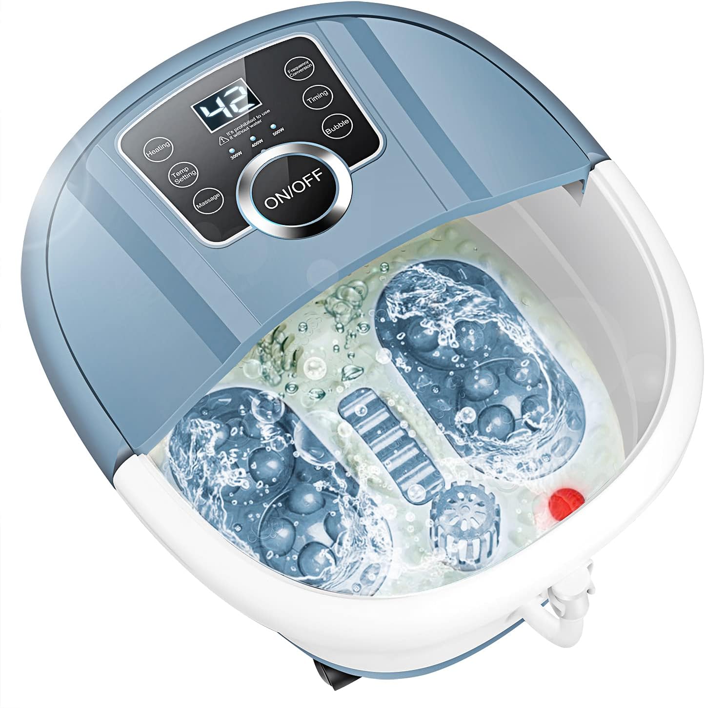 Amazon.com: Ovitus Foot Bath Spa Massager with Heat Bubbles,Pedicure ...