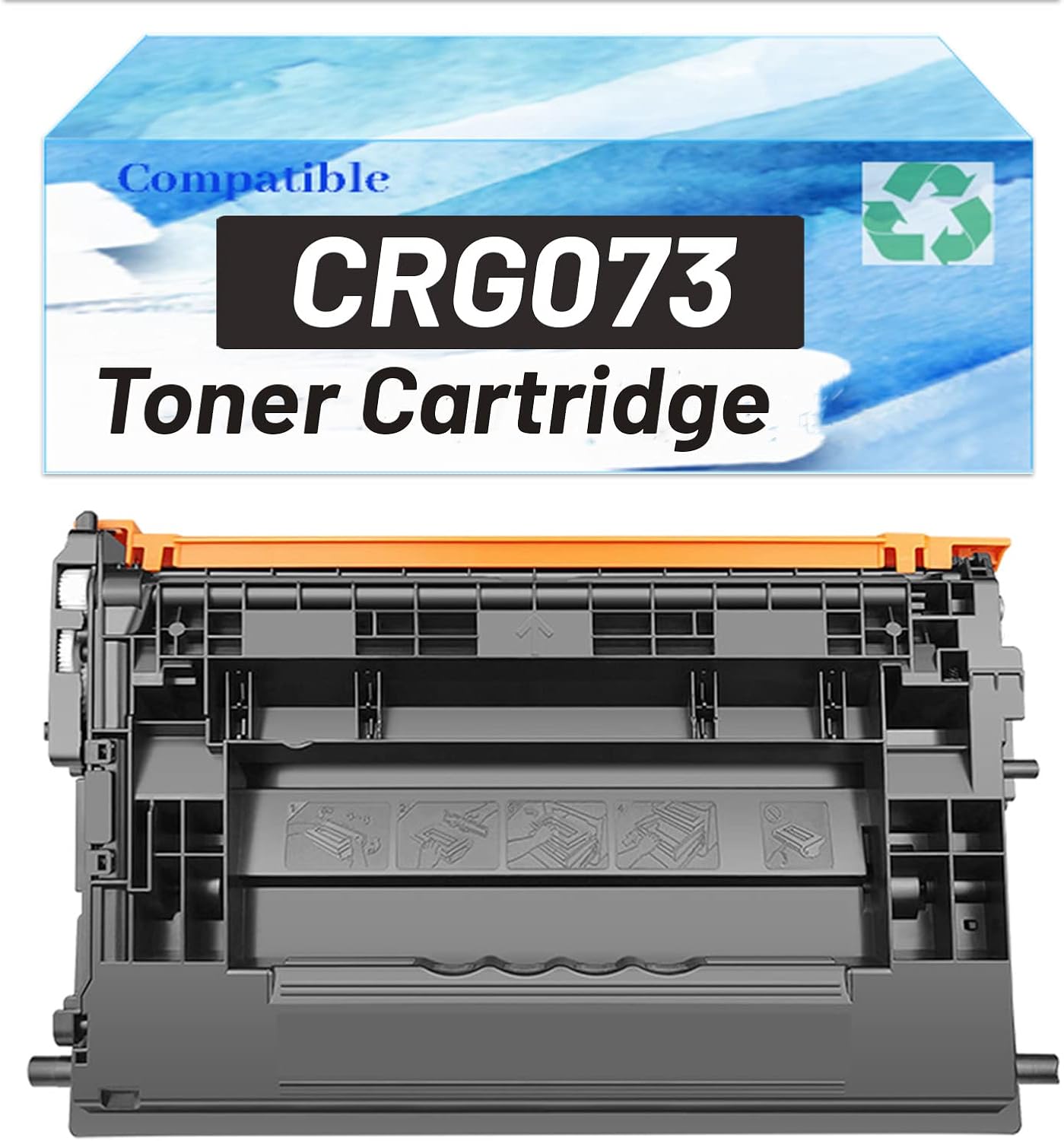 Amazon.com: CRG073 High Yield Compatible Black Toner Cartridge (with ...