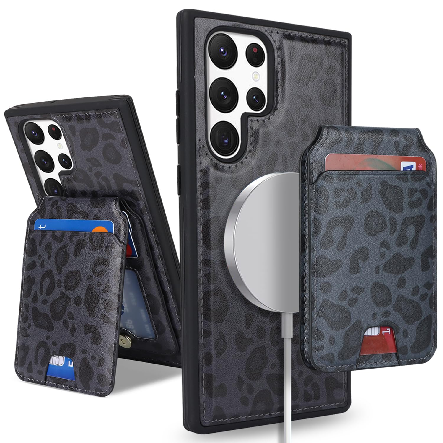 Amazon.com: SailorTech for Samsung Galaxy S22 Ultra case with Credit Card Holder mag Safe, for ...