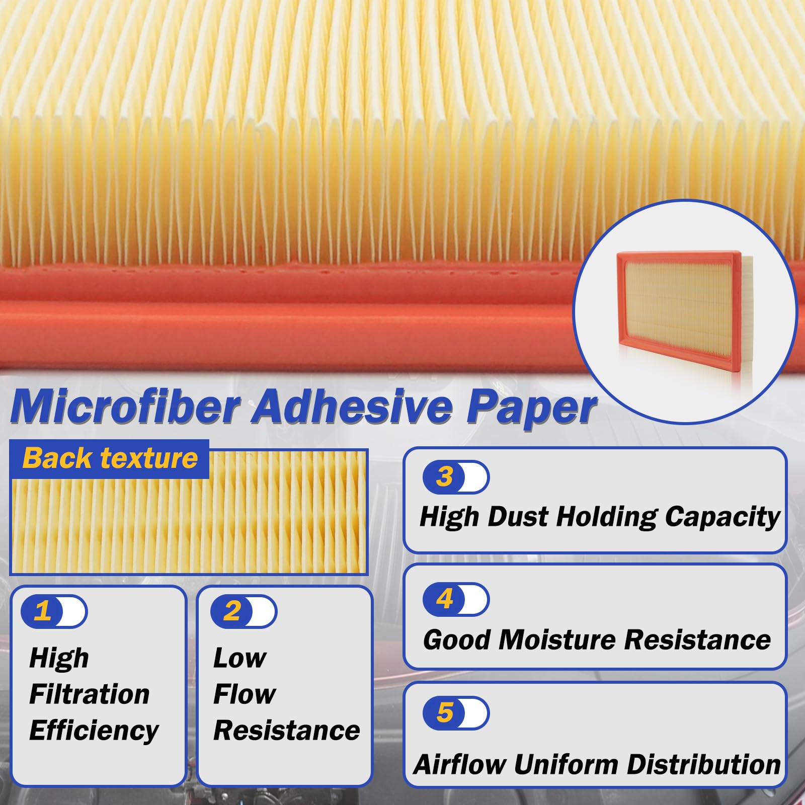 Snapklik.com : CA12289 Engine Air Filter For 2017-2022 Toyota Avalon ...