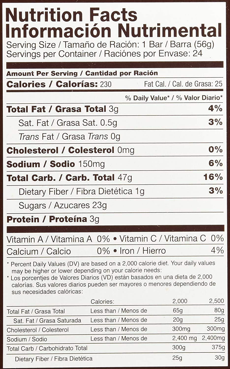 Big Hunk Candy Bar Ingredients