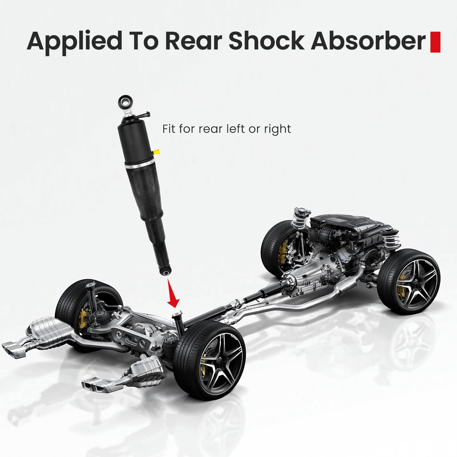 VIGOR 2Pcs Rear Air Strut Absorber Compatible with GMC Yukon 1500 ...
