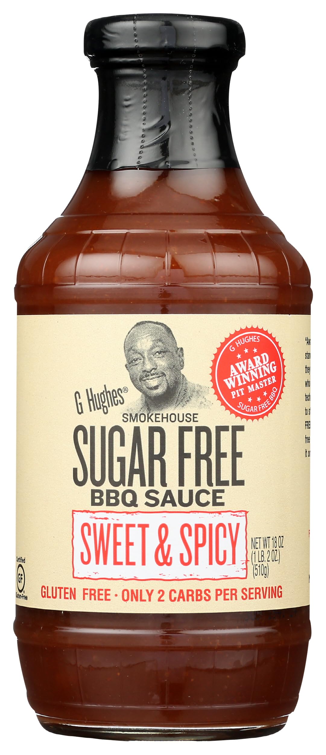 Amazon.com : G Hughes Sugar Free BBQ Sauce, Sweet & Spicy, No High ...