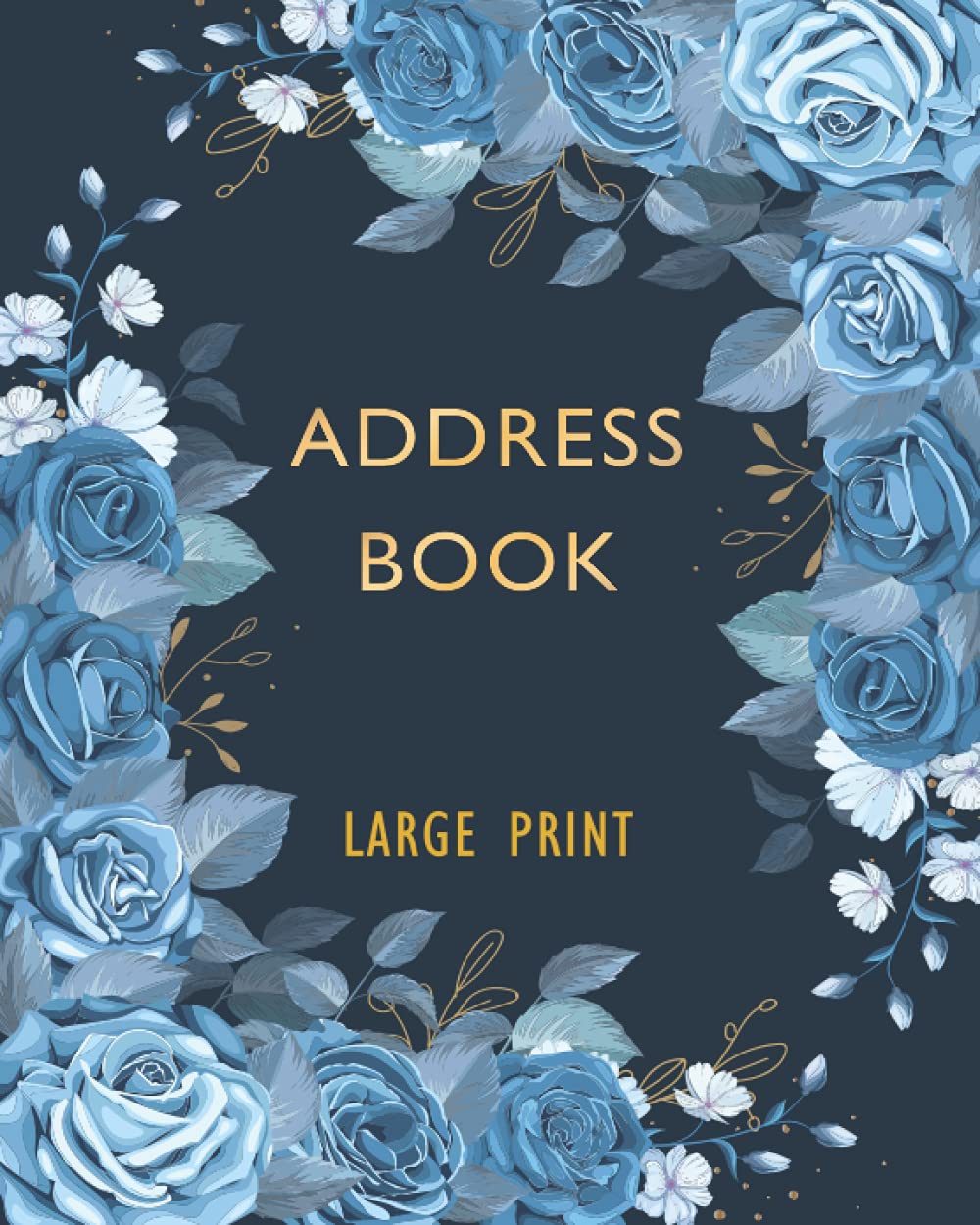 Address Book: Large Print Address Book with Alphabet index, Perfect ...