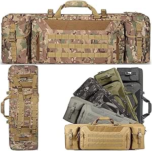 Long Rifle Bag Tactical Double Rifle Case Pistol Shotgun Airsoft Bag ...