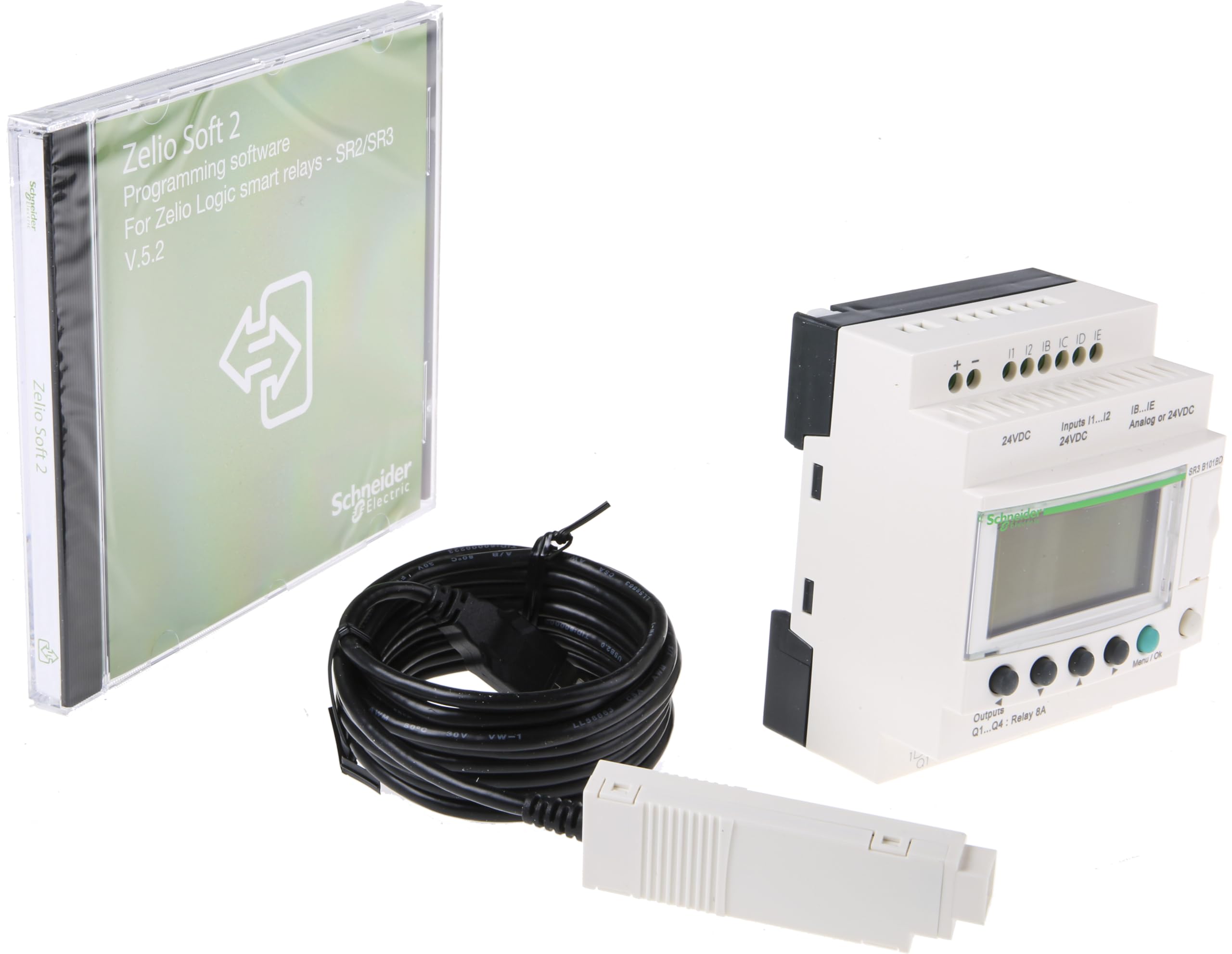 Modular Schneider Electric Zelio Logic SR3 - 26 I/O Programmable ...
