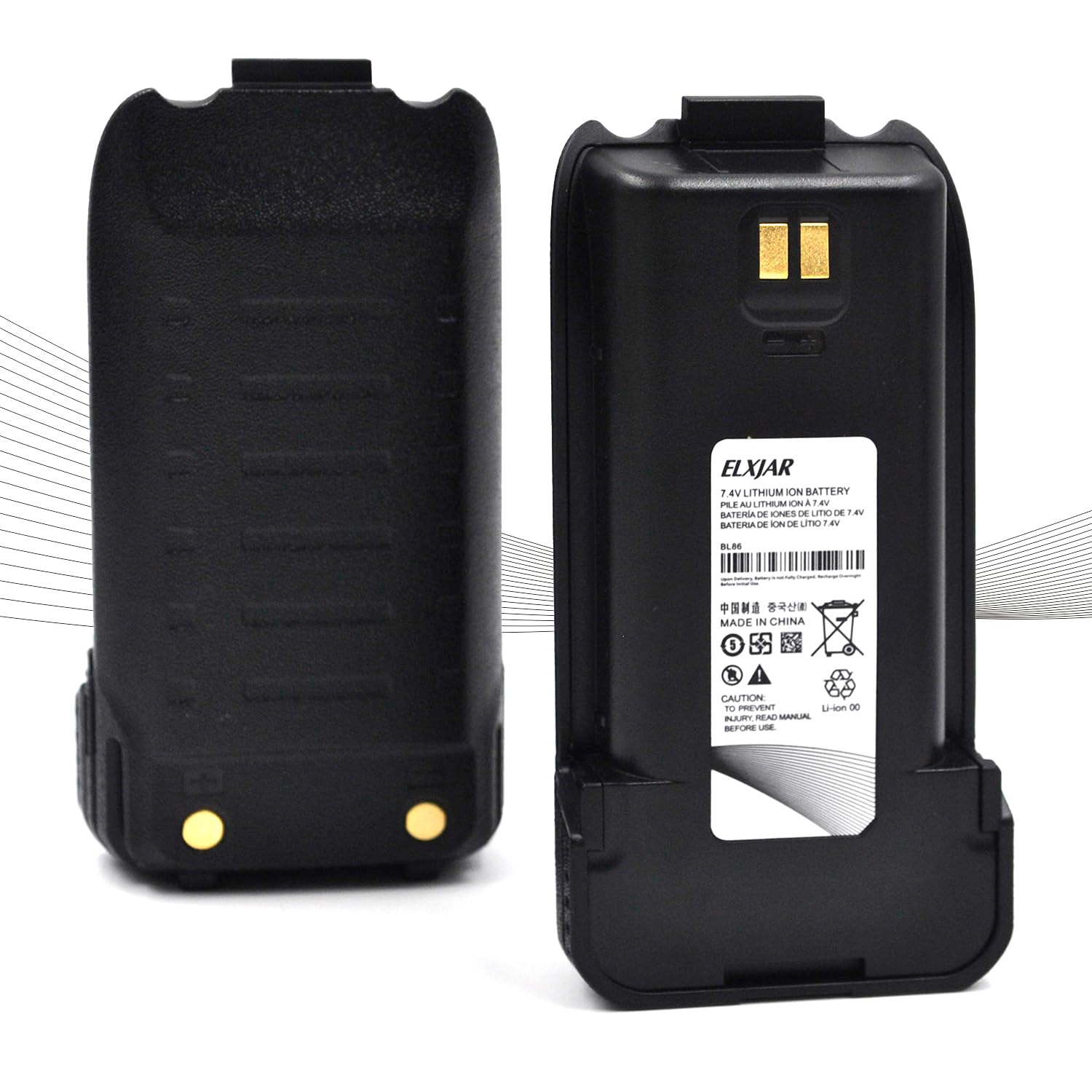 Amazon.com: ROWSHEP (2-Pack) 7.4V 2600mAh BL86 Li-ion Battery ...