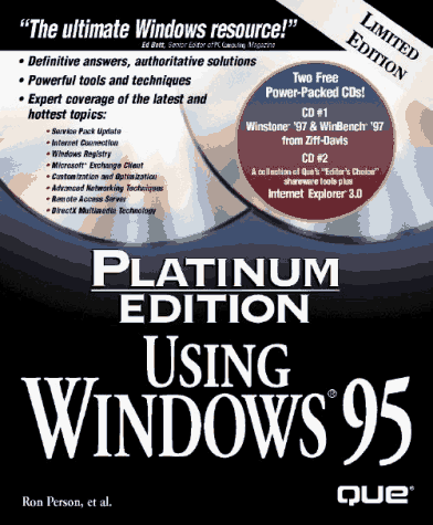 Using Windows 95: Platinum Edition: Person, Ron, Desmond, Michael ...