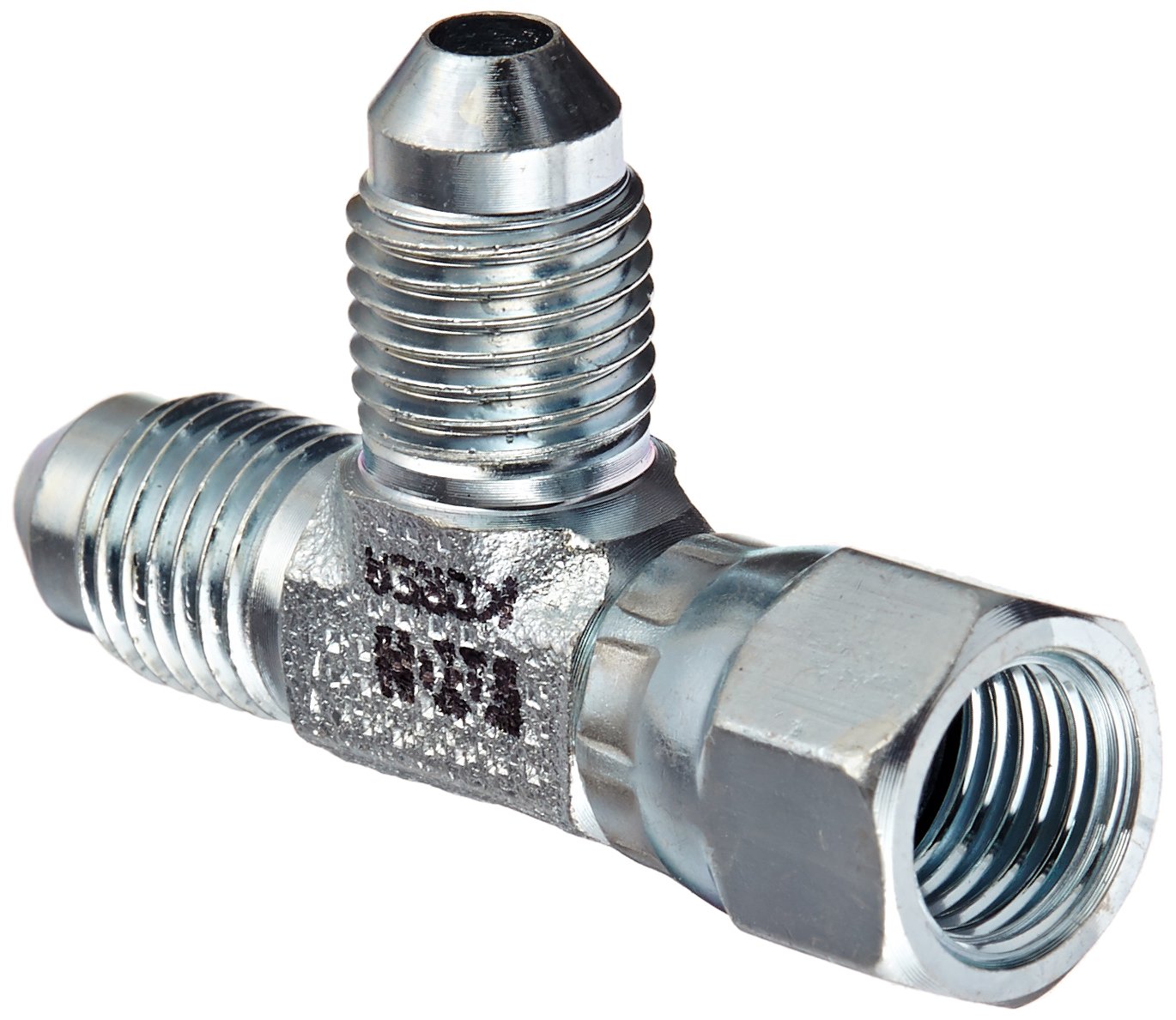 Eaton Aeroquip 203102-4-4S Swivel Nut Run Tee, JIC 37 Degree End Types ...