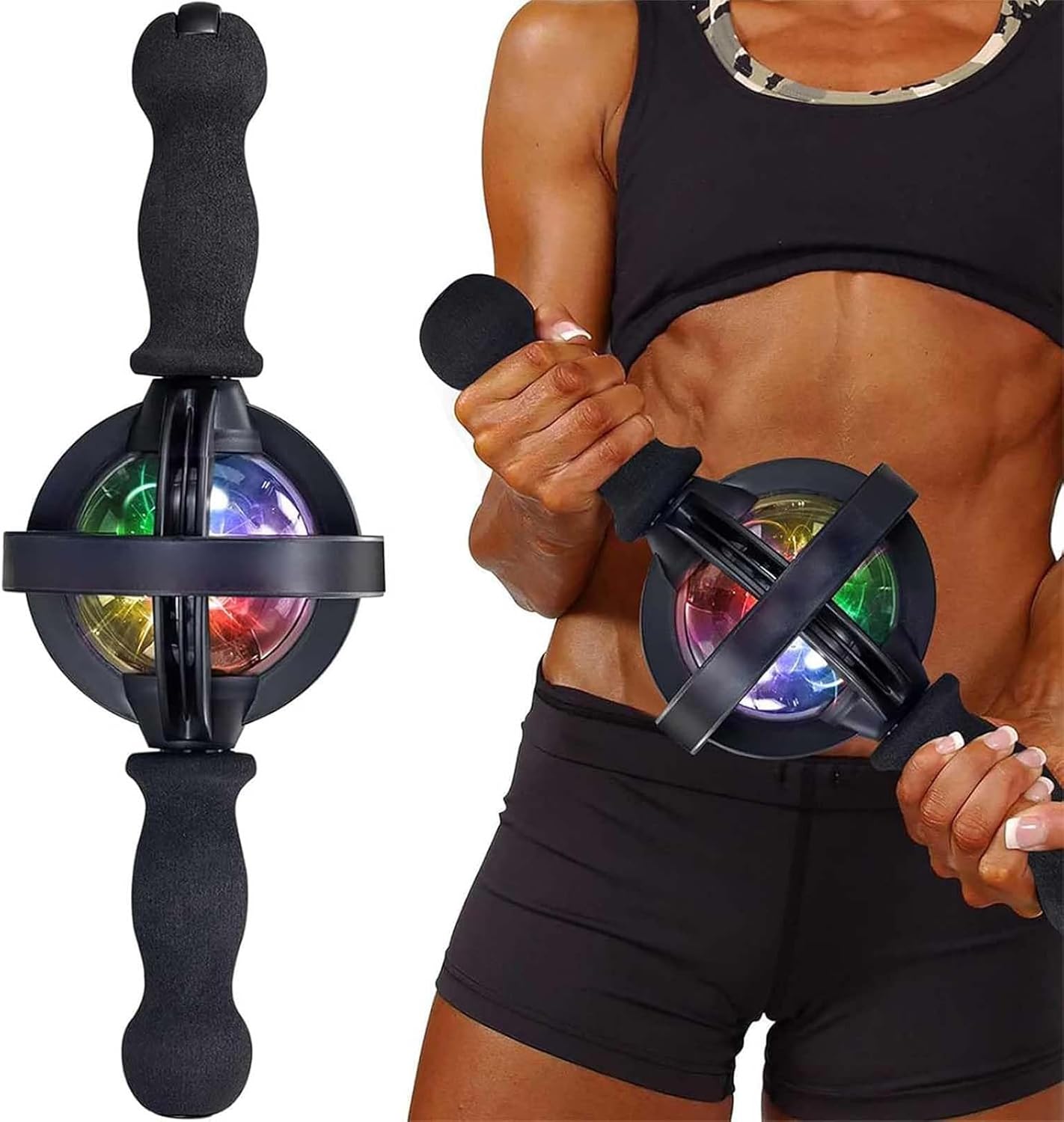 Gvqng Forearm Exercise Gyroscope, Arm Strength Training Equipment ...