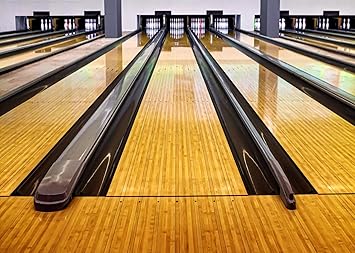 Amazon.com : Loccor 8x6ft Fabric Bowling Backdrop The Bowling Alley ...