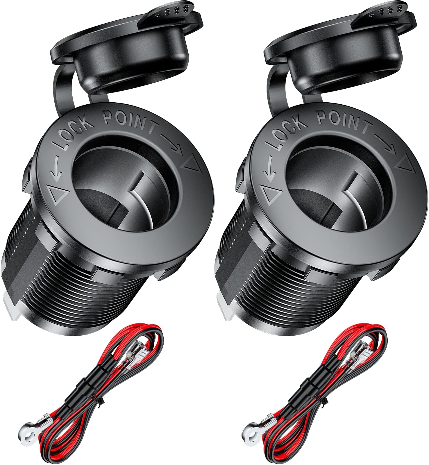 Amazon.com: KEWIG 12V Cigarette Lighter Socket, Car Marine ATV RV ...