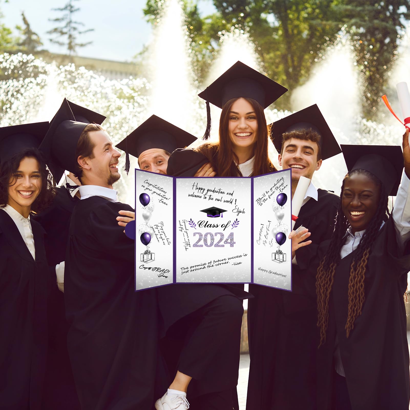 Snapklik.com : Graduation Decoration Class Of 2024, Creative Graduation ...