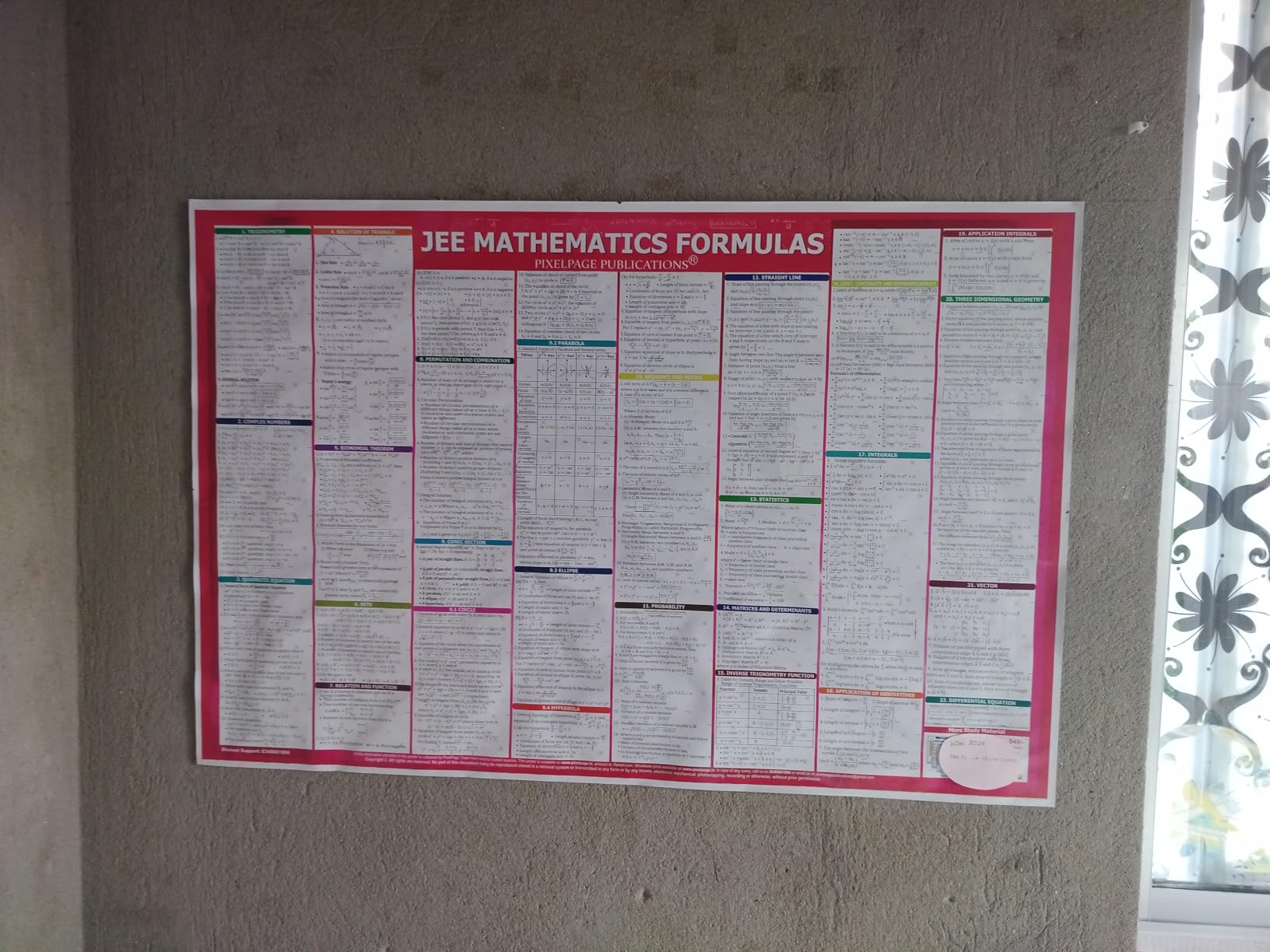 Buy JEE Mathamatics Formula Chart Book Online at Low Prices in India ...