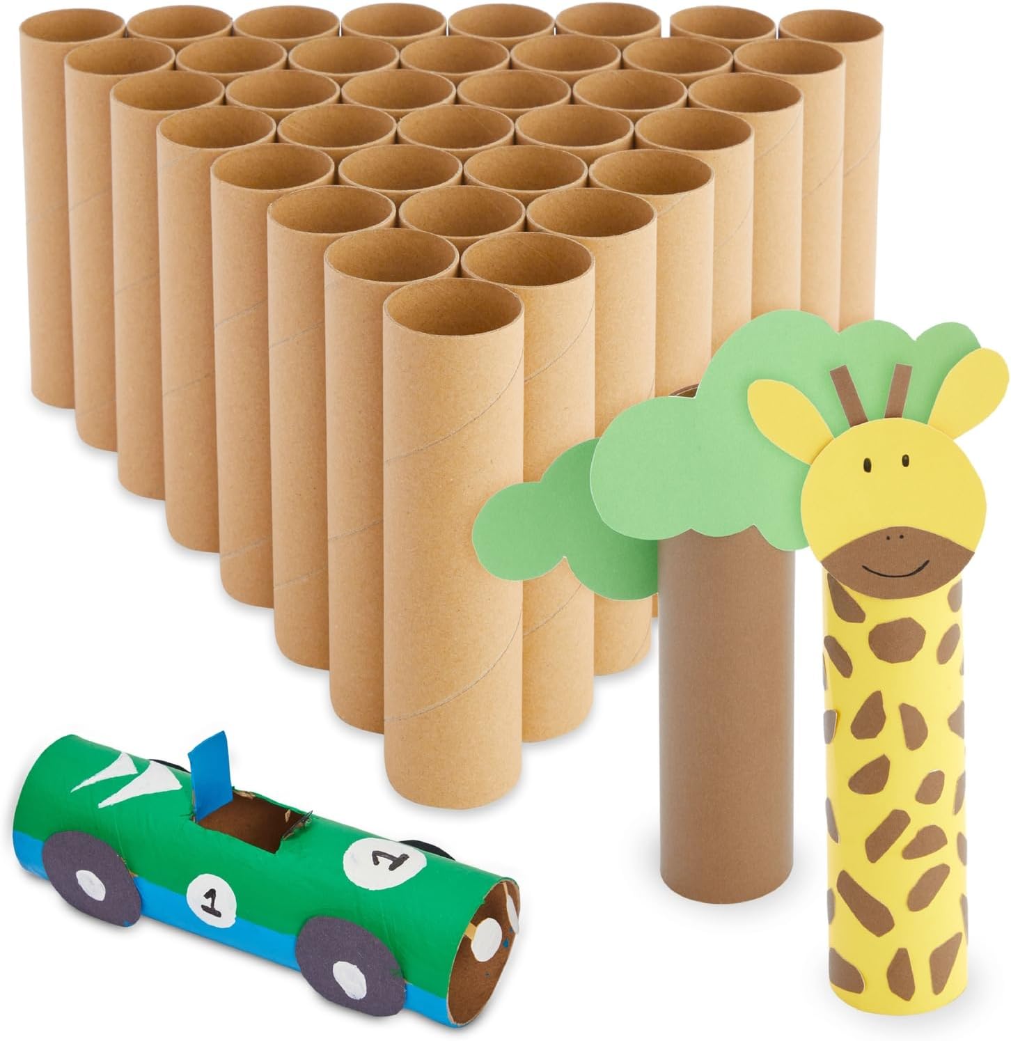 Amazon.com : Bright Creations 12 Pack Cardboard Tubes for Crafts, Brown ...