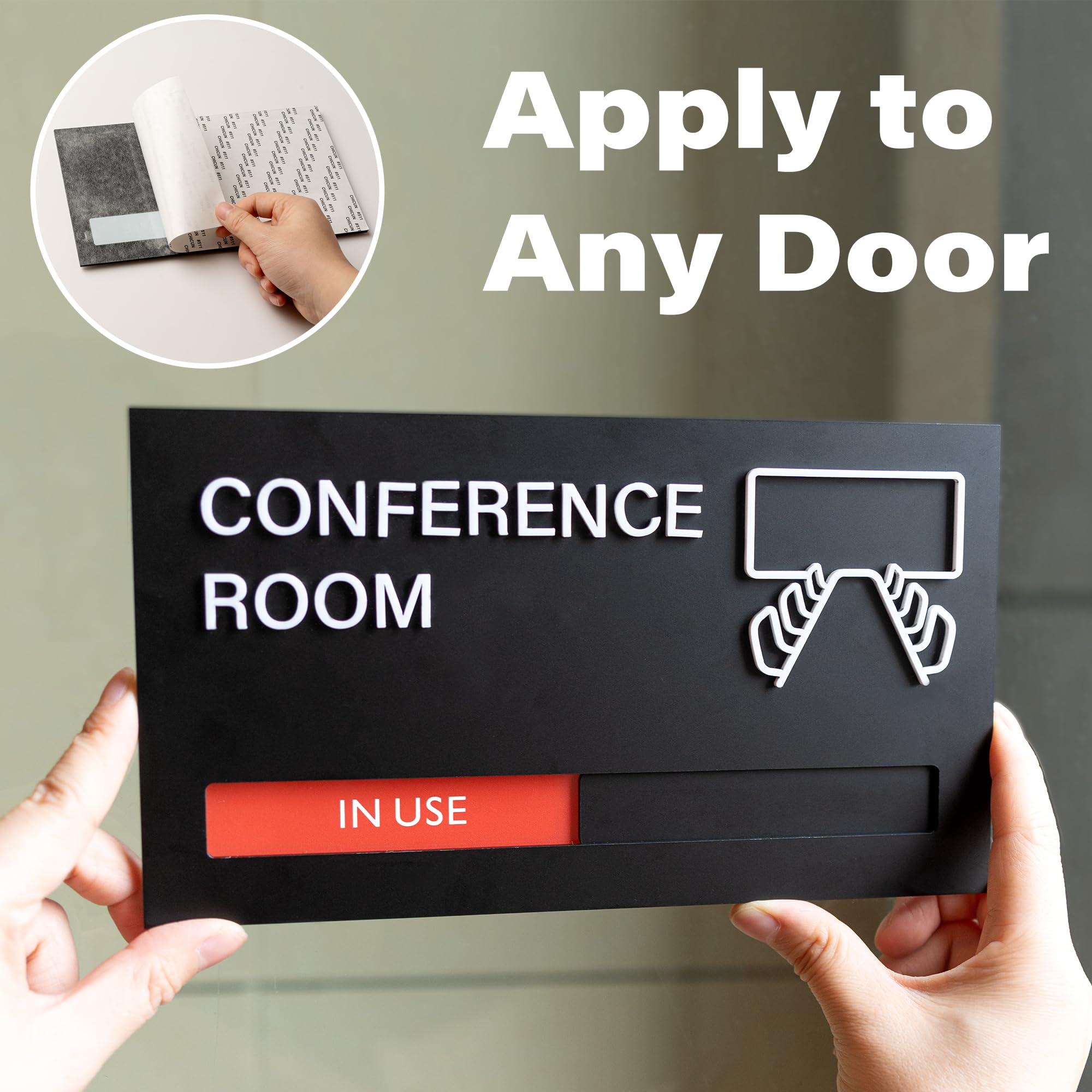 Snapklik.com : Office Door Signs For Conference Room, Meeting In ...