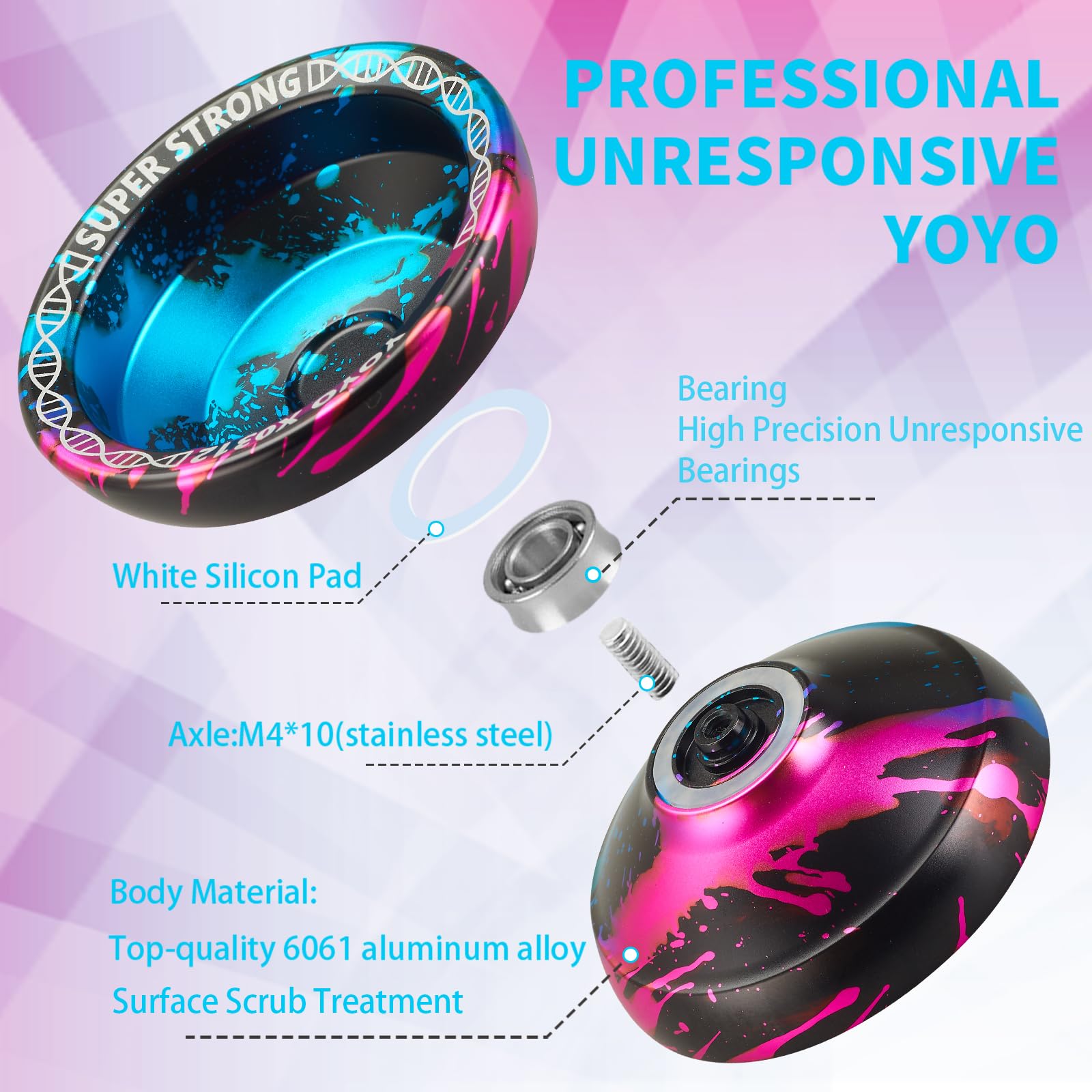 Snapklik.com : YOYOSTUDIO Yoyo Professional Unresponsive Yo Yo For Kids ...