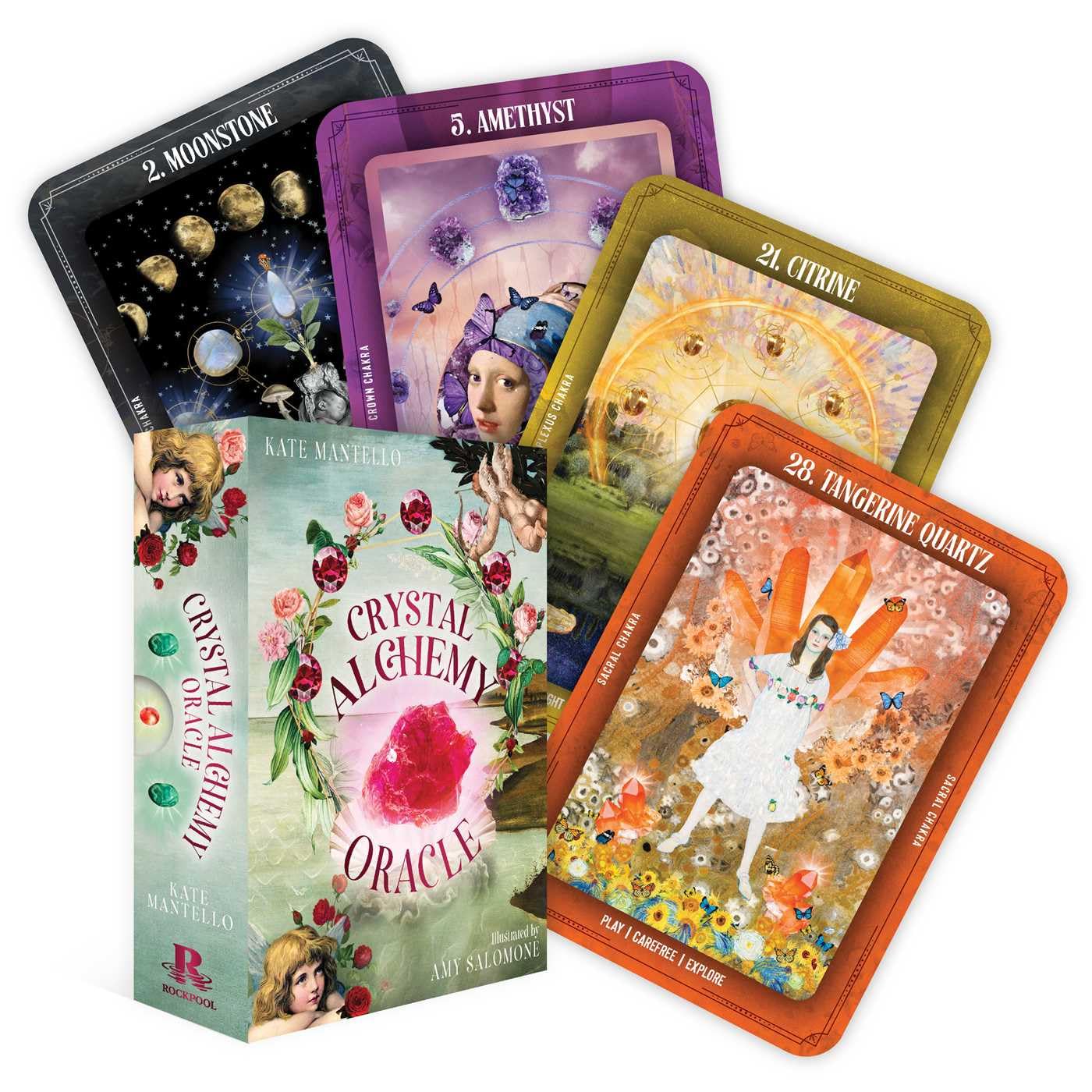 Crystal Alchemy Oracle : Mantello, Kate, Salomone, Amy: Amazon.com.au ...