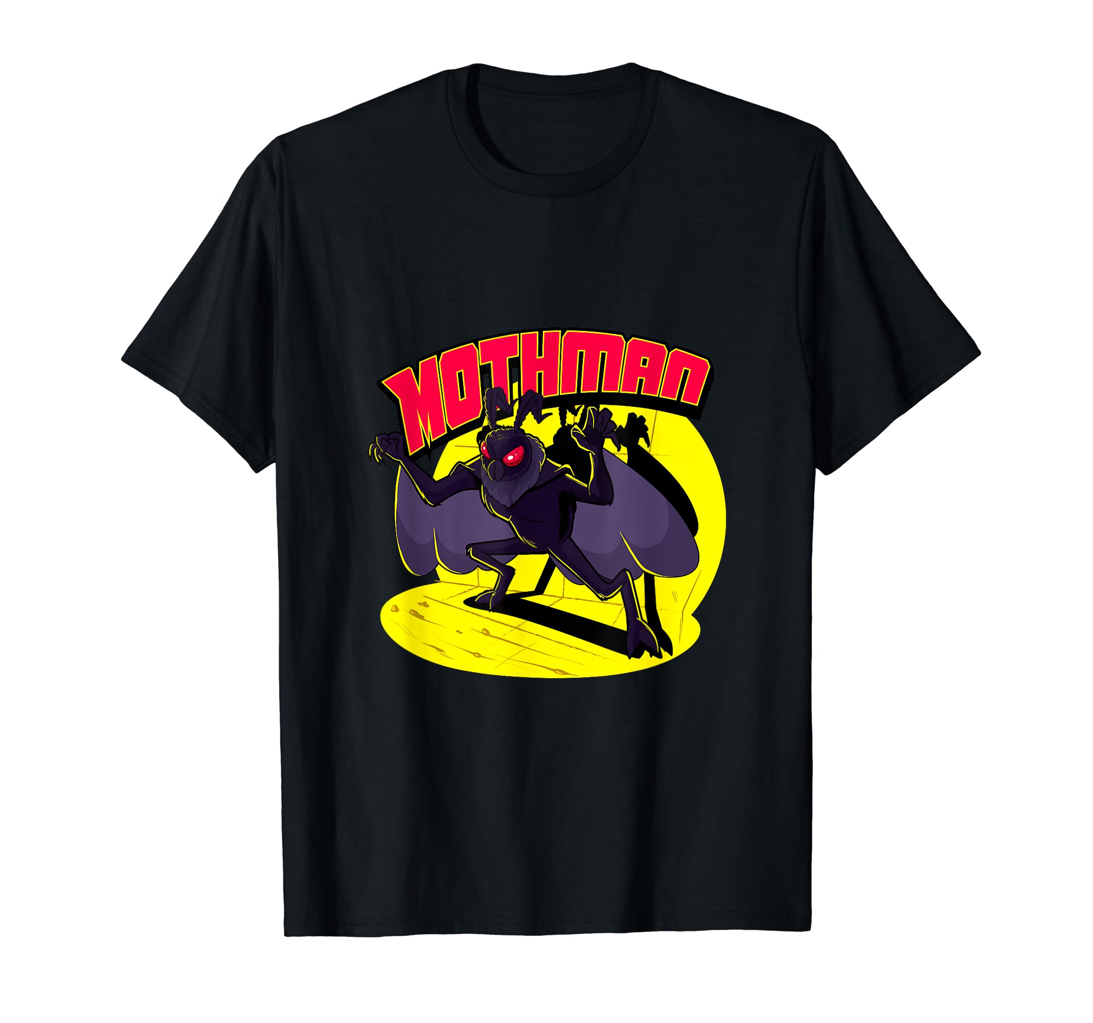 Amazon.com: Mothman Funny Costume Cryptid Folklore Creatures Retro T ...