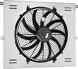Amazon.com: KUUHLERSAT Aluminum Radiator Shroud Electric Fan for 1953 1954 1955 1956 Ford F250 ...