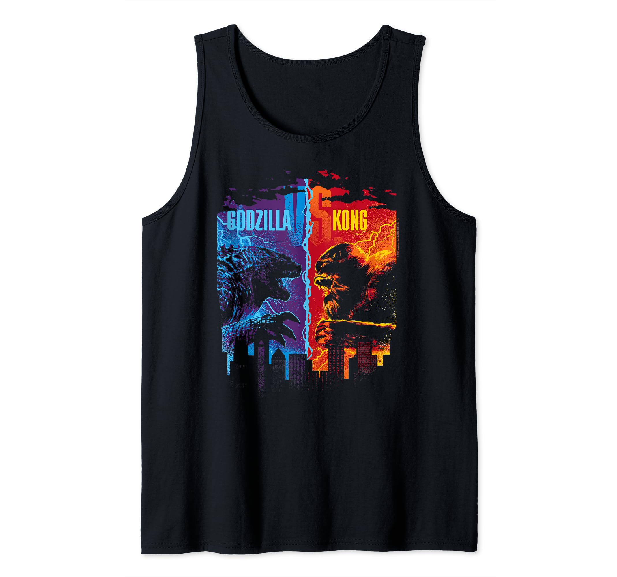 Amazon.com: Monsterverse Godzilla Versus Kong Tank Top : Clothing ...