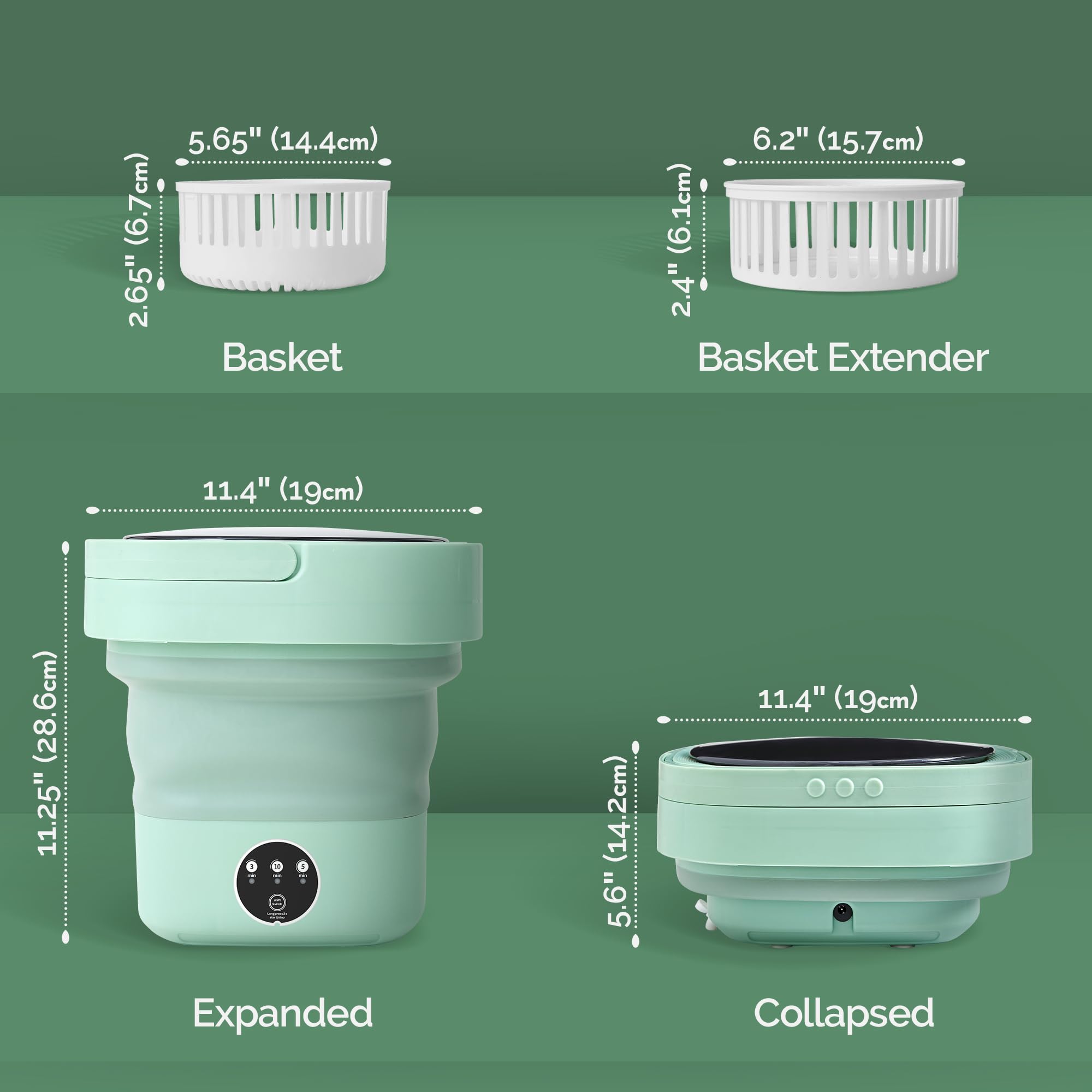 Snapklik.com : Mini Washer, Small Washer Machine, Mini Washer Machine ...