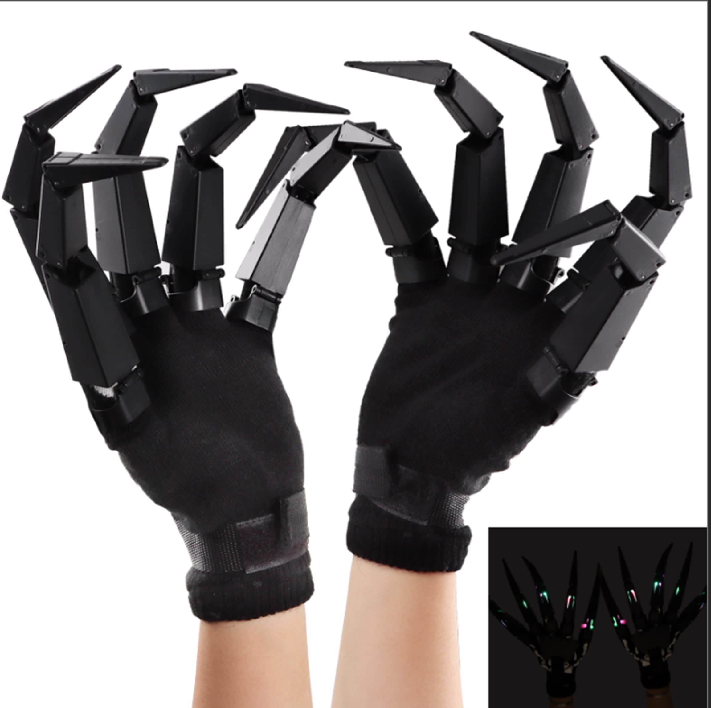 Halloween Decoration Articulating Finger Extensions Spider Articulating ...