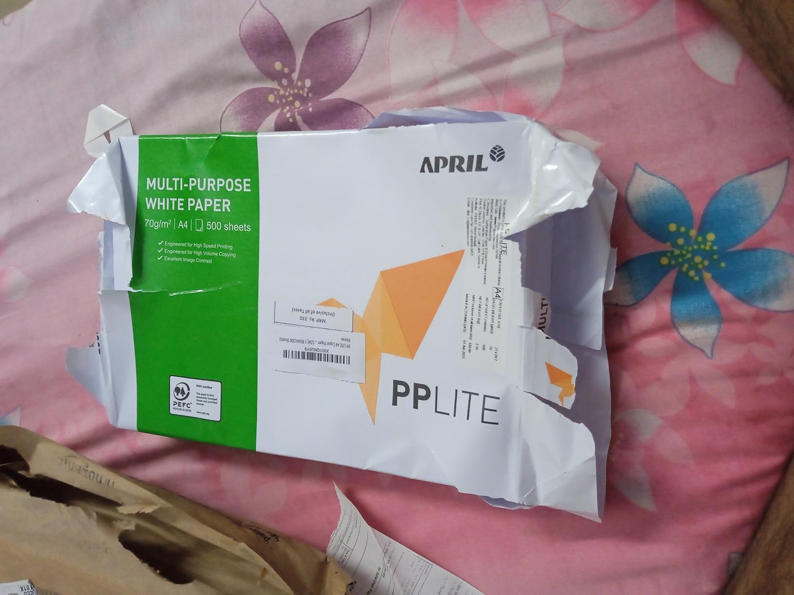 PP LITE A4 Copier Paper 70 Gsm 1 Ream (500 Sheets) : Amazon.in: Office ...