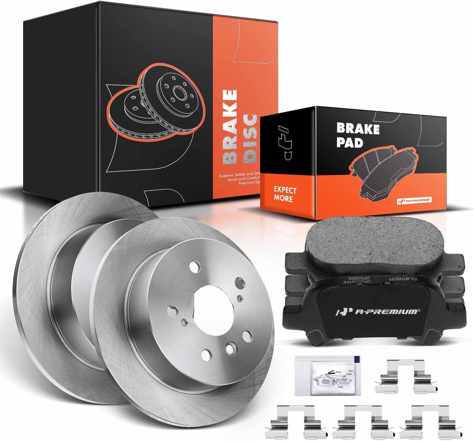 Amazon.com: Detroit Axle - 4WD Brake Kit for Toyota Camry 02-06, Front and Rear Disc Brake ...