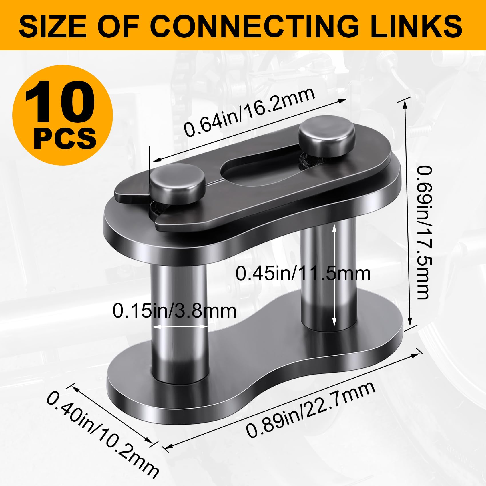 Premium #40 Roller Chain Master Link / Connecting Link