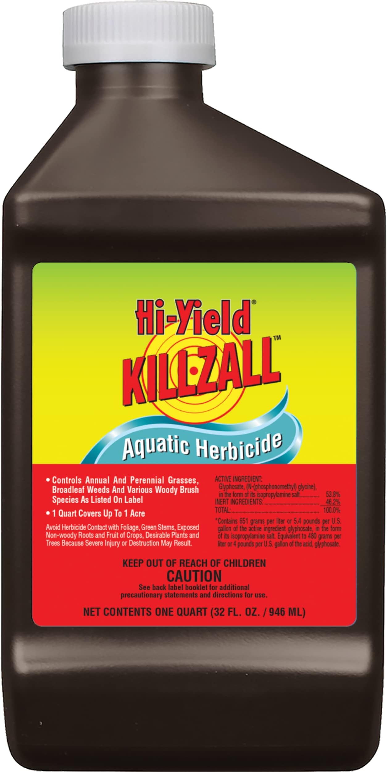 Amazon.com : Hi-Yield (33700) Killzall Aquatic Herbicide (32 oz) : Weed ...