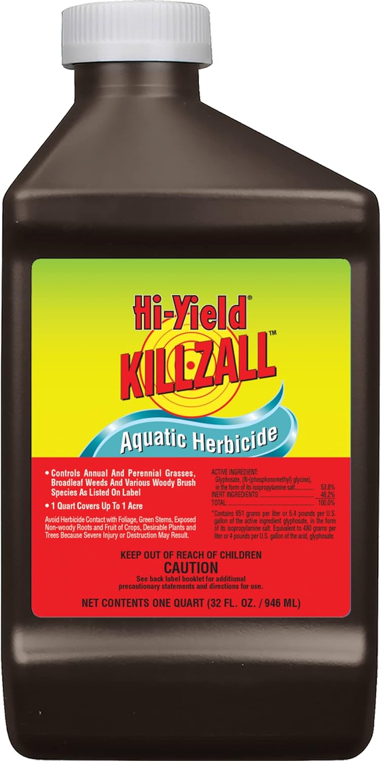 Amazon.com : Hi-Yield (33700) Killzall Aquatic Herbicide (32 oz) : Weed ...