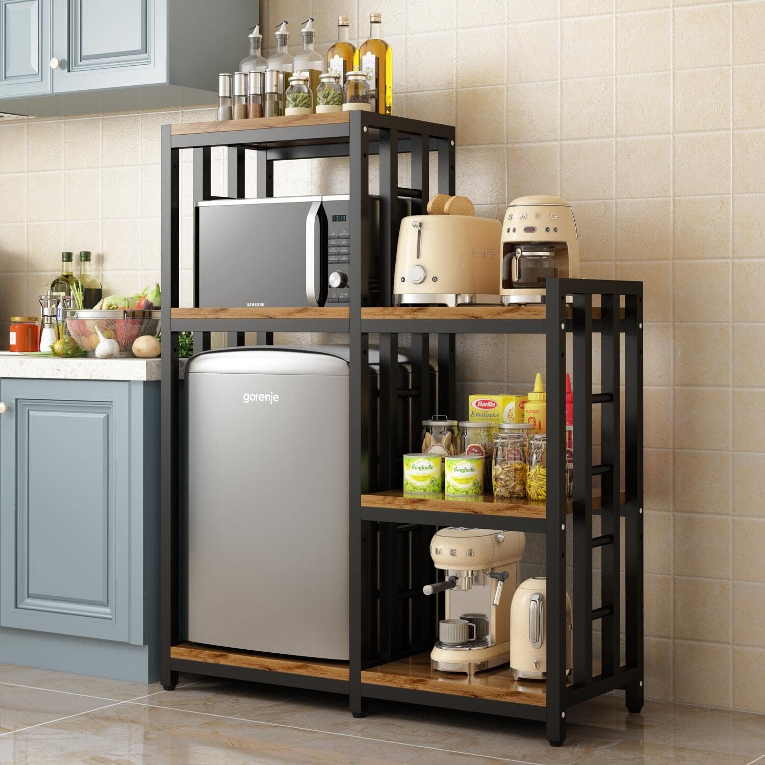 Amazon.com: Whitmor Supreme Over The Fridge Shelf : Home & Kitchen