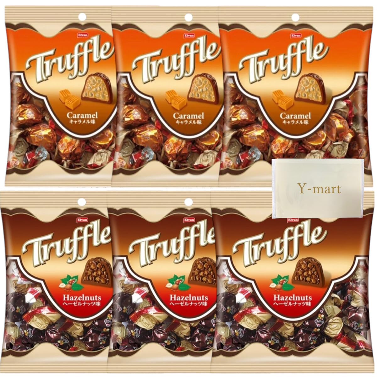 Amazon.co.jp: クリート トリュフ 食べ比べセット キャラメル味 84g ヘーゼルナッツ味 84g 各3袋 計6袋セット【まとめ買い.オリジナルティッシュ付き】 : 食品・飲料・お酒
