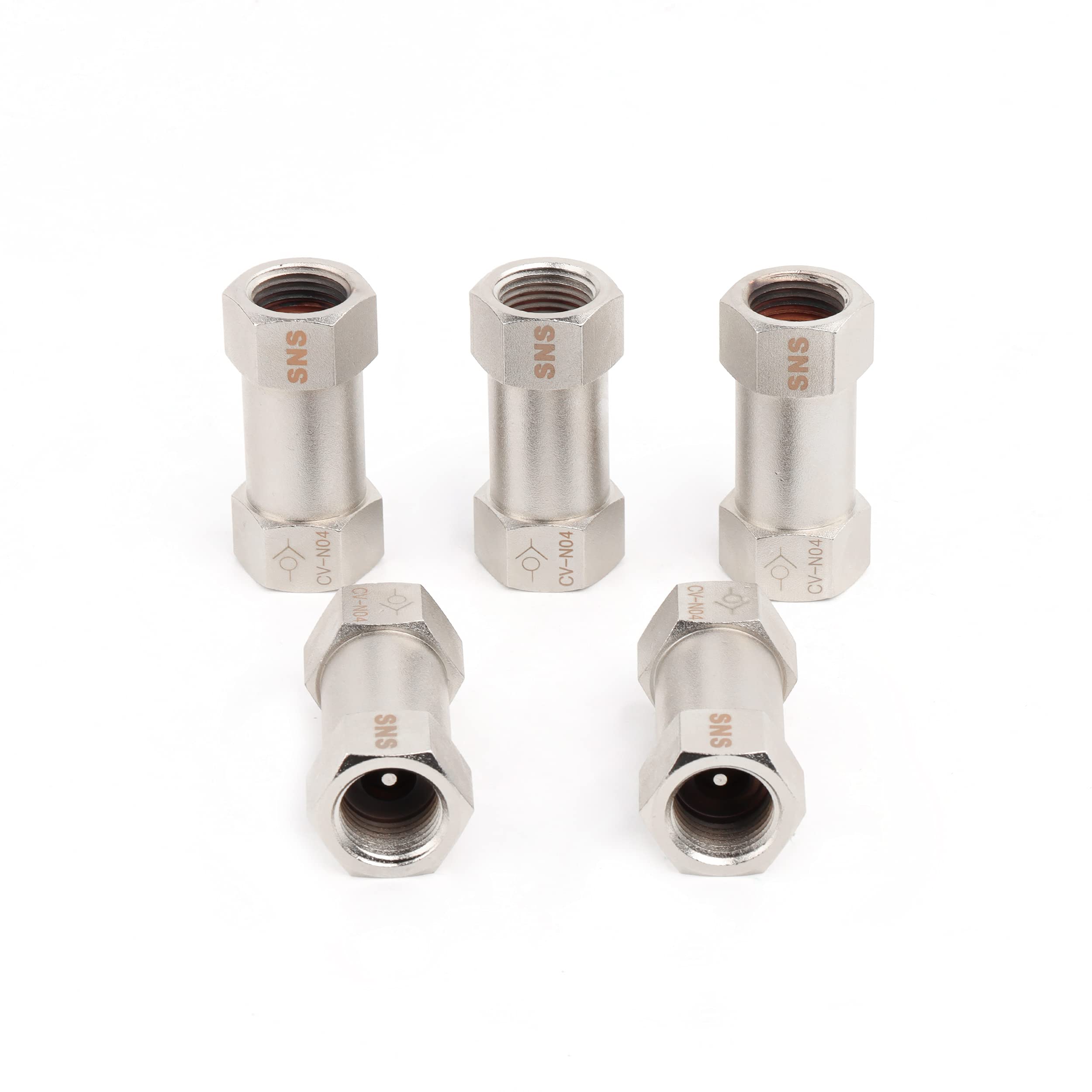 Buy SNS CV-N04 series 1/2'' NPT Female threaded check valve, non-return ...