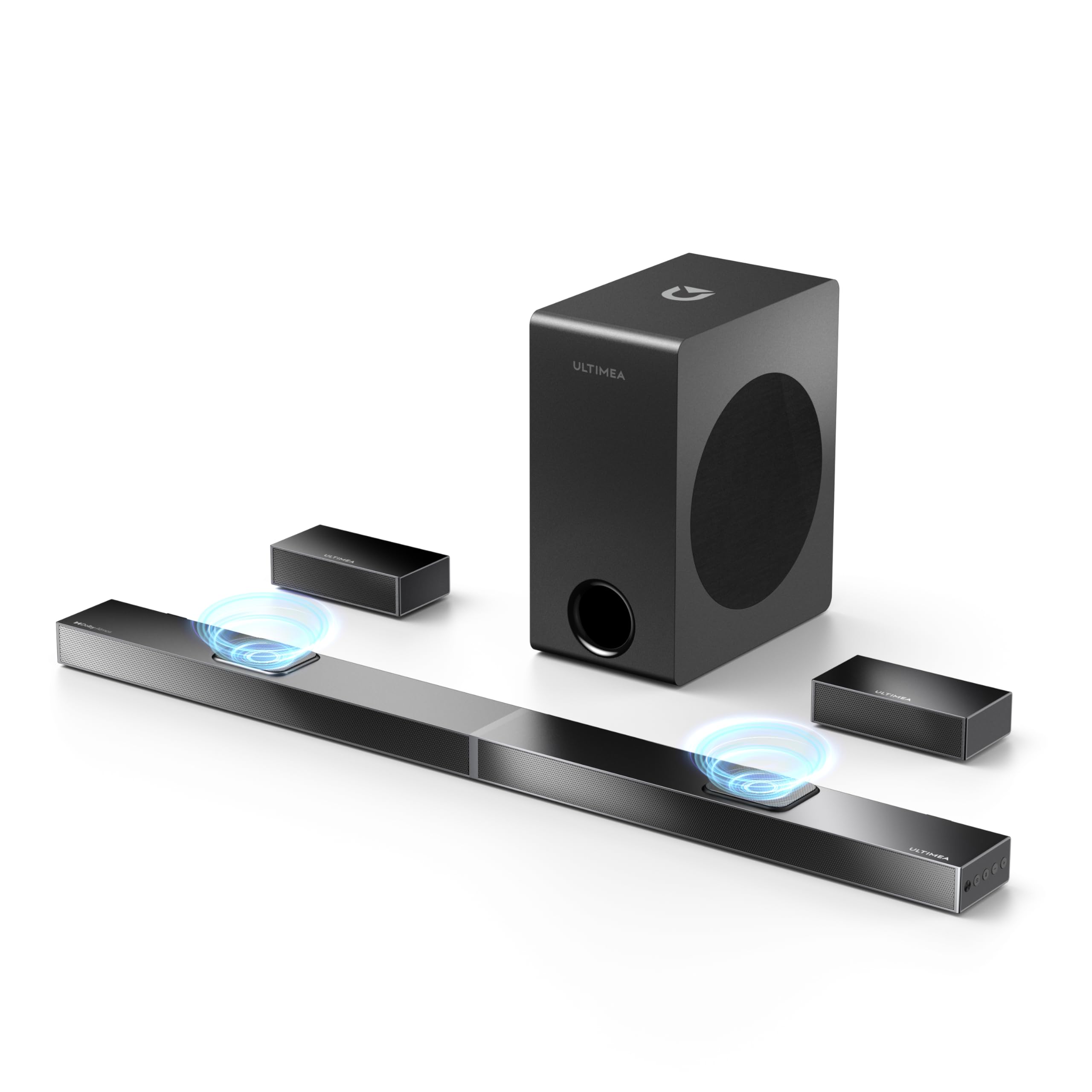 Amazon.com: ULTIMEA 5.1.2 Home Theater Sound Bar, Sound Bars for TV ...