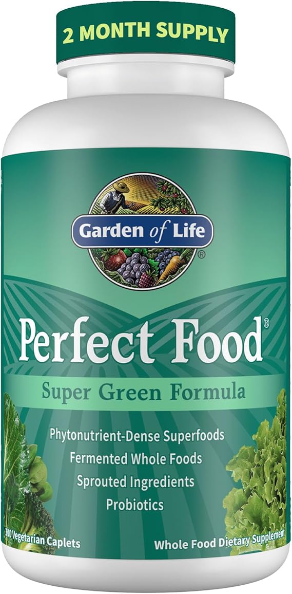 Amazon.com: Garden of Life Perfect Food Super Green Formula - 60 ...