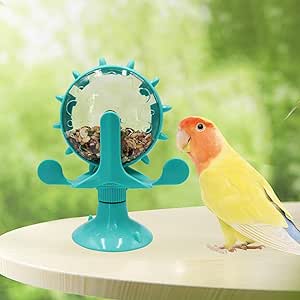Amazon.com: Oooct Bird Foraging Toys, Parrot Rotating Feeders, Bird ...