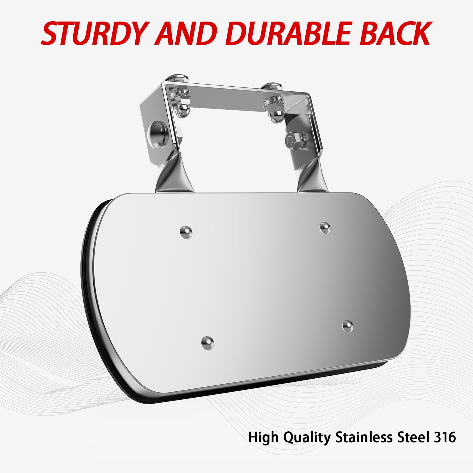 Snapklik.com : Lifronkit Tractor Mirror, Stainless Steel Rearview And ...