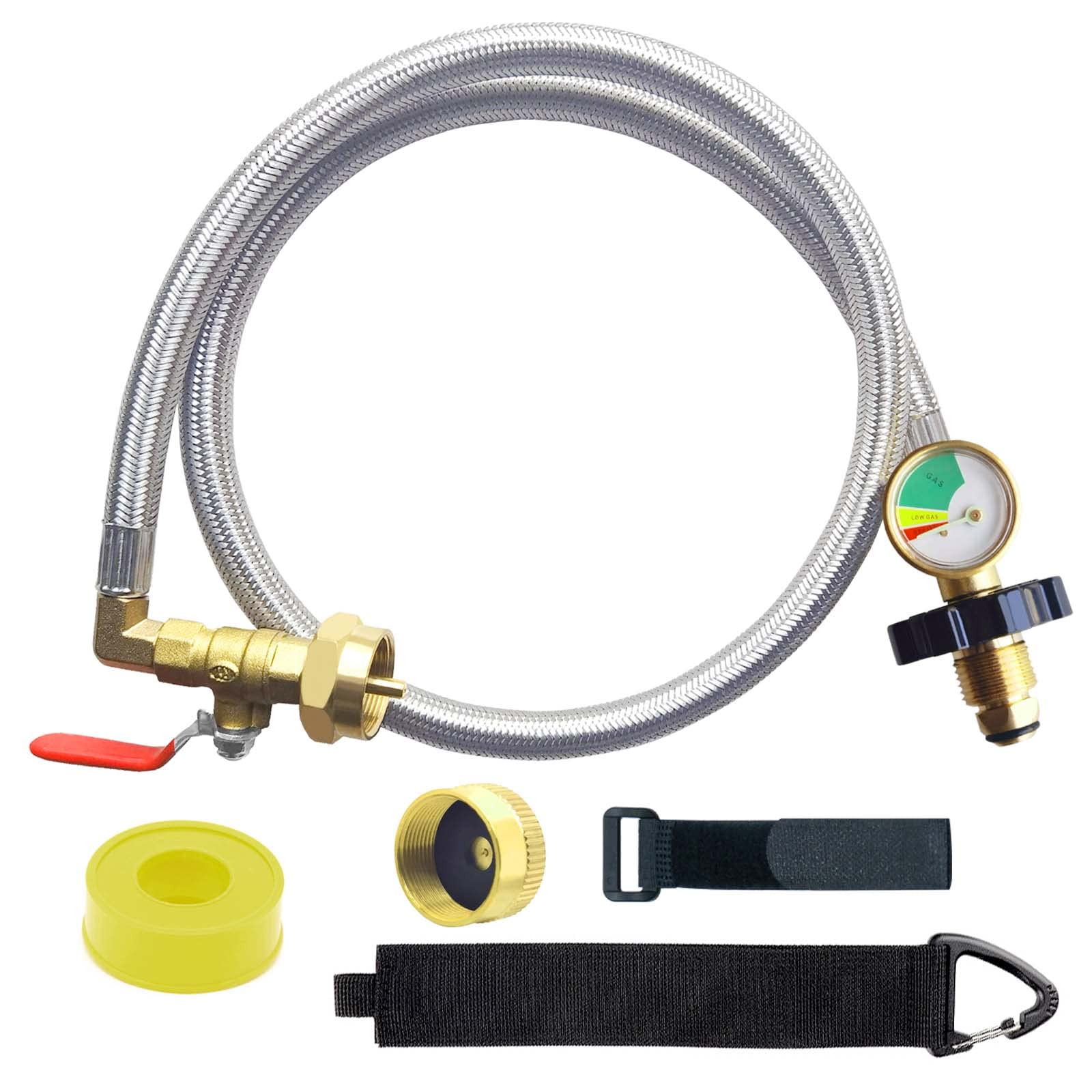 Snapklik.com : NQN Upgraded 36" Stainless Braided POL Type Inlet ...