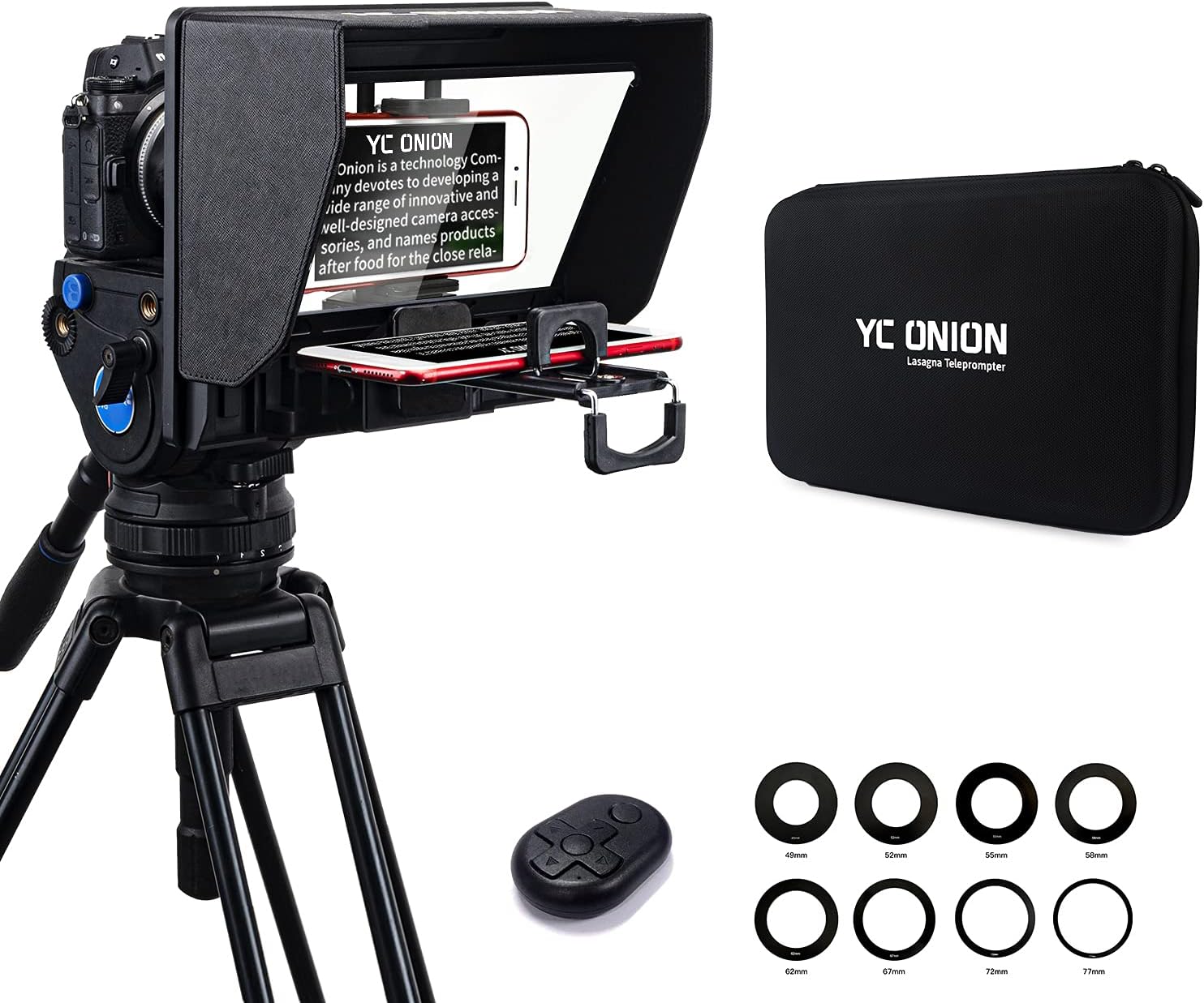 Adjustable Portable Teleprompter Kit for Tablets, Australia | Ubuy