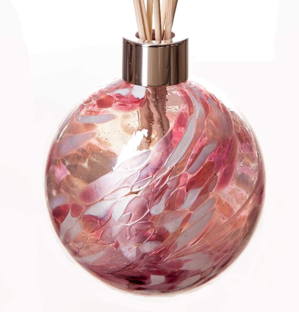 Glass Friendship Reed Diffuser 11.5cm Ball Teal White REM01TW ...