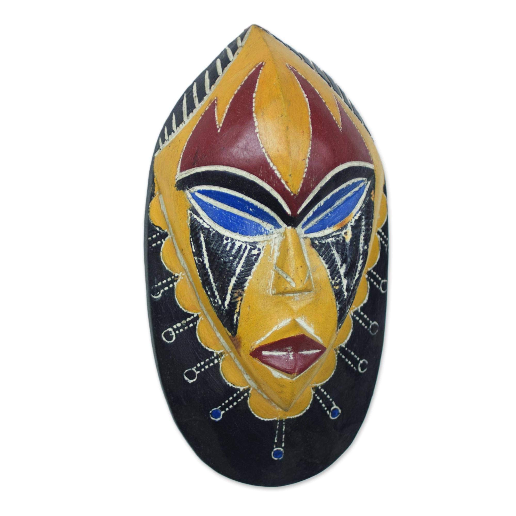 Amazon.com: Fijian Tiki Mask 12" - 2 Deities Love & Prosperity | # ...