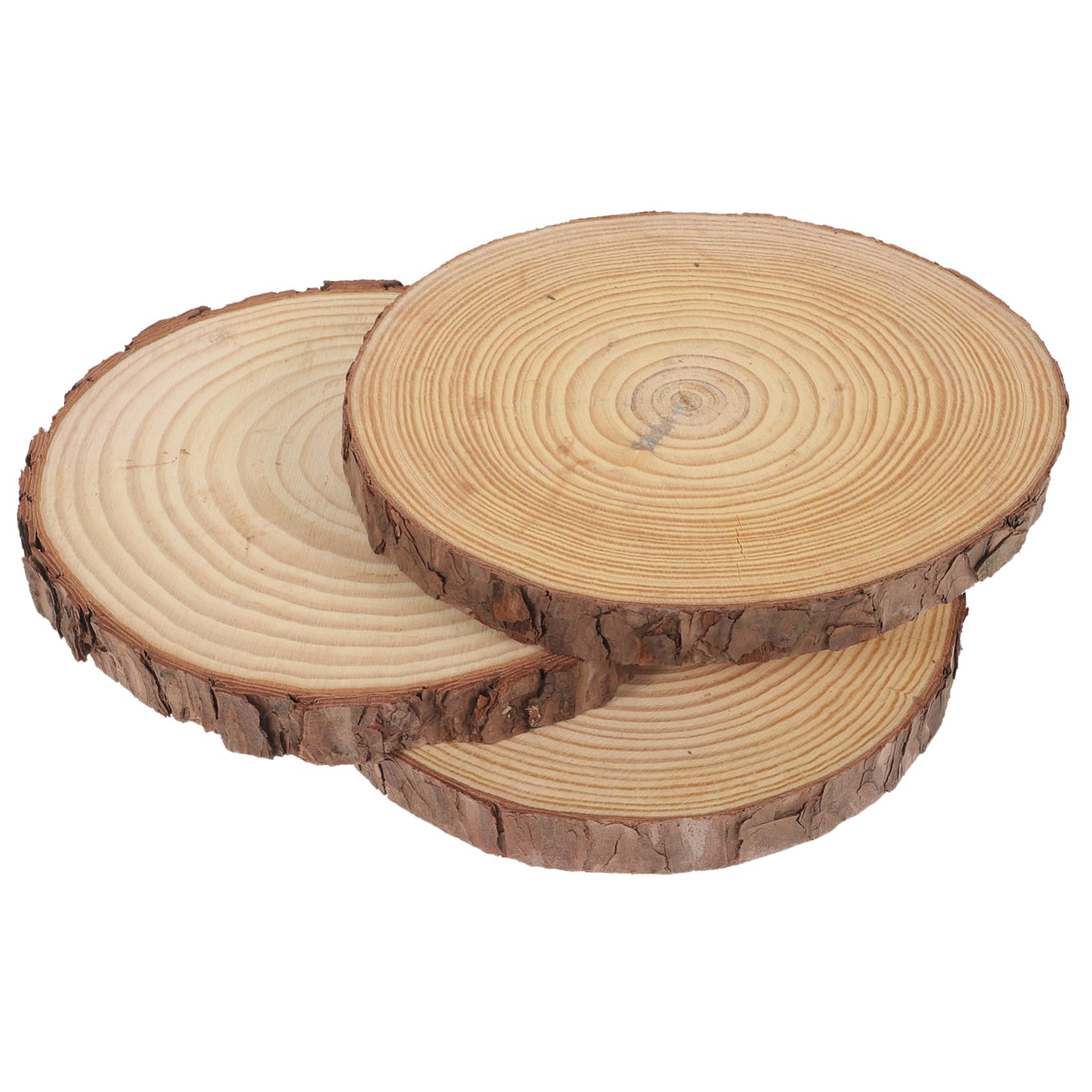 FUNOMOCYA 3pcs Outdoor Wooden Stepping Stones Japandi Decor Round Wood ...