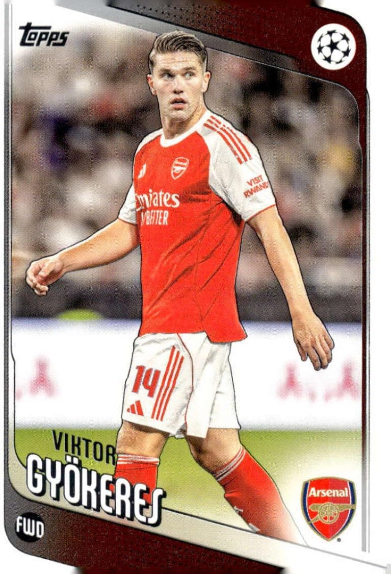 Amazon.com: 2025-26 TOPPS UEFA CLUB COMPETITIONS #42 VIKTOR GYOKERES ...