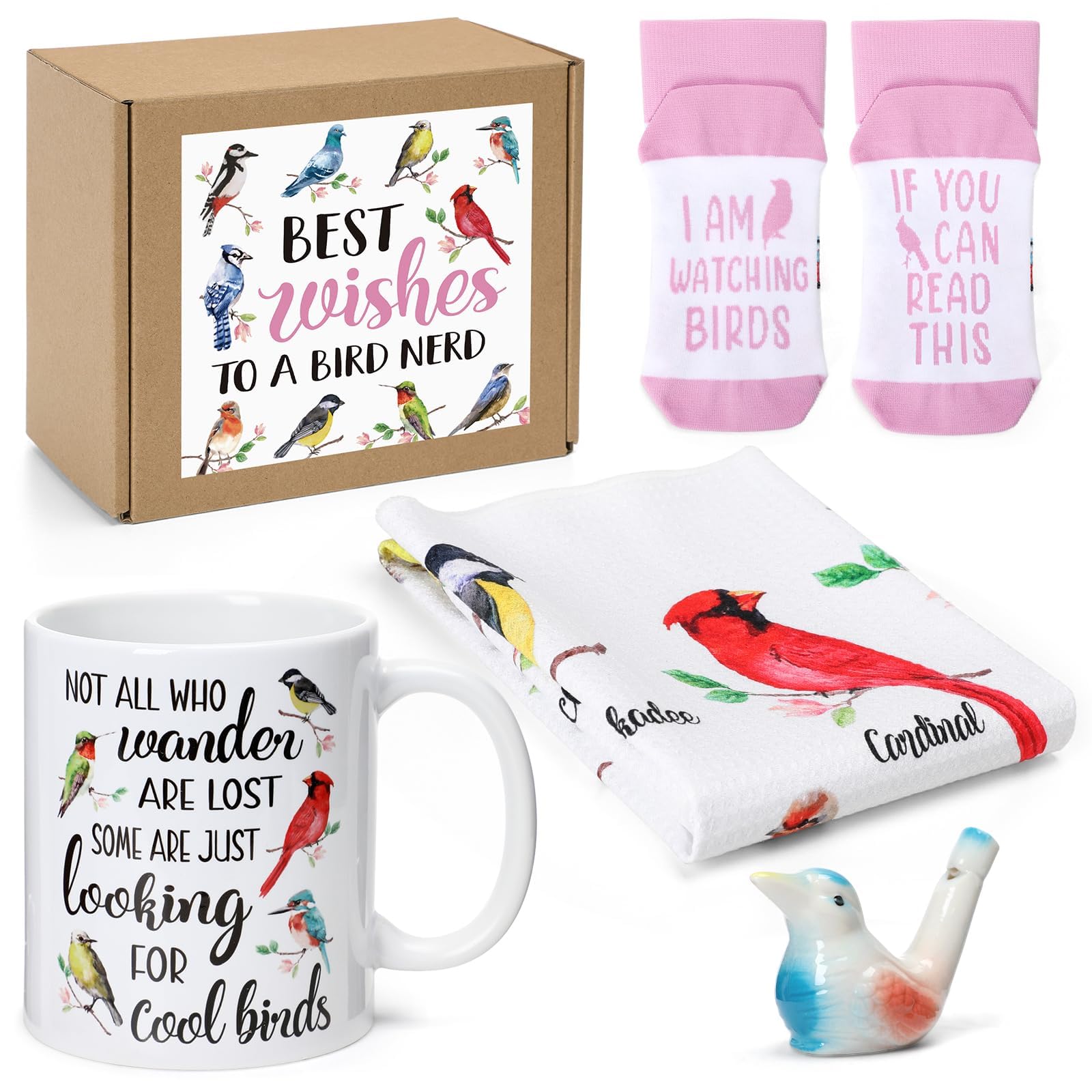 Amazon.com: Nefelibata Bird Gifts for Women Christmas Bird Watchers ...