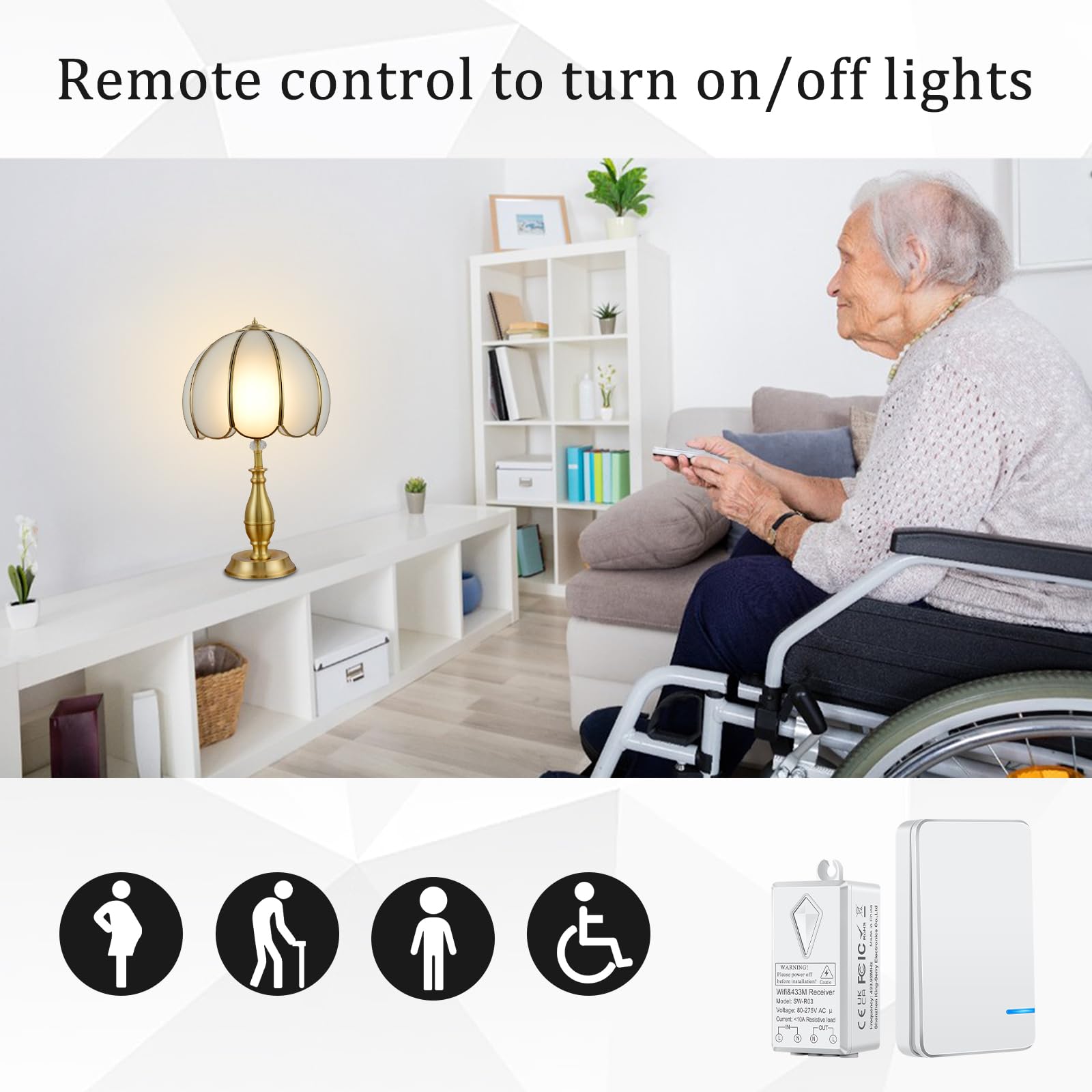 Snapklik.com : Upgraded Wireless Light Switch,Microstrip Antenna Remote ...
